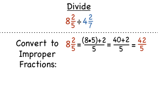 dividing mixed numbers examples